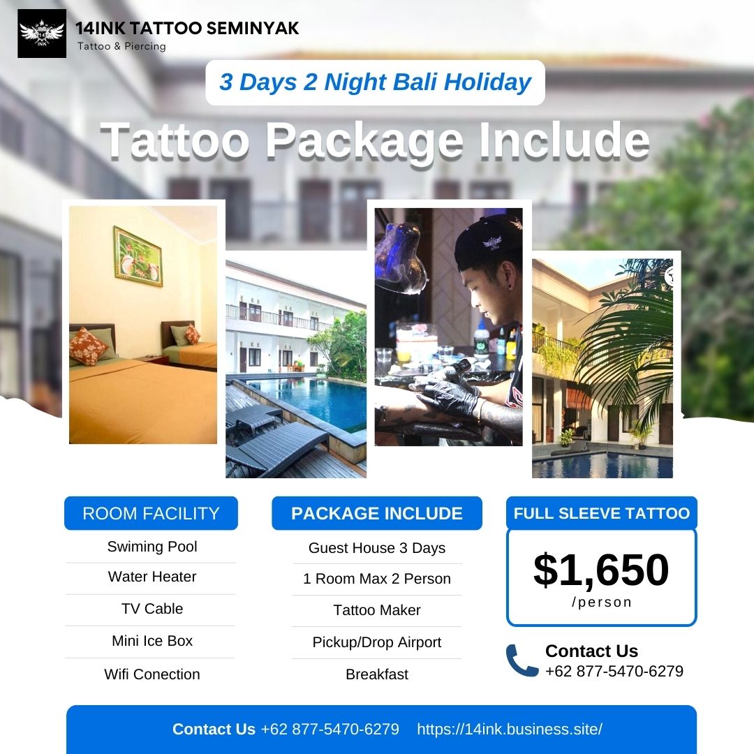 14 Ink Tattoo Seminyak Bali – www.14inktattooseminyakbali.com